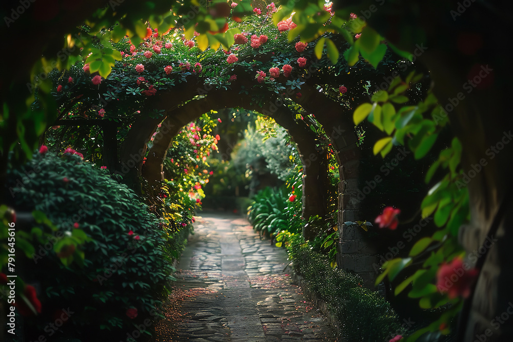 The palace harbors a secret garden - its hidden pathways leading to ...