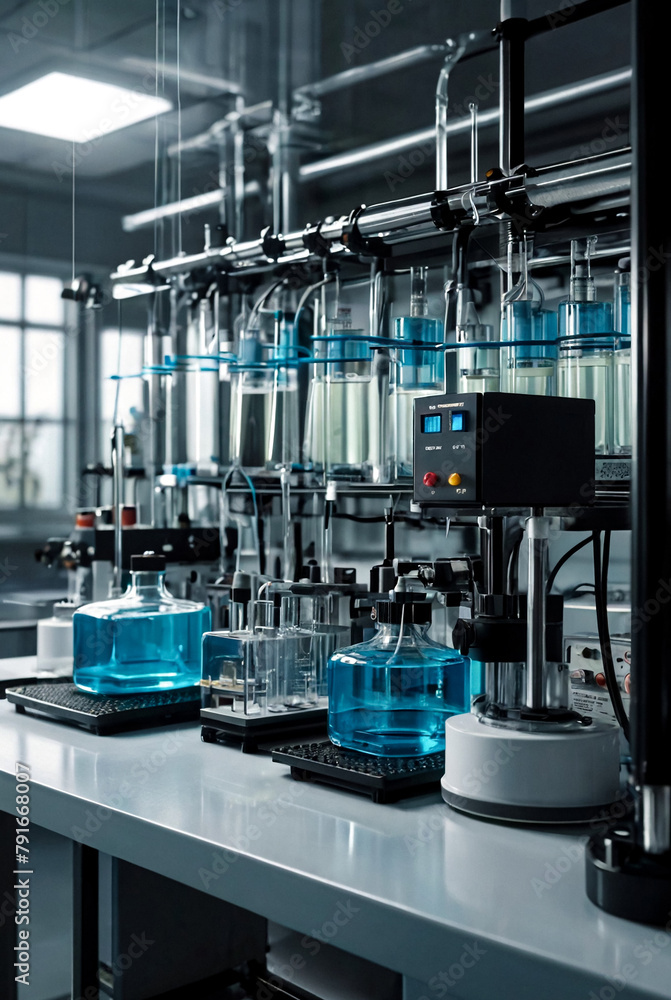 Equipment for electrolysis in chemical laboratory. Reagents and device ...