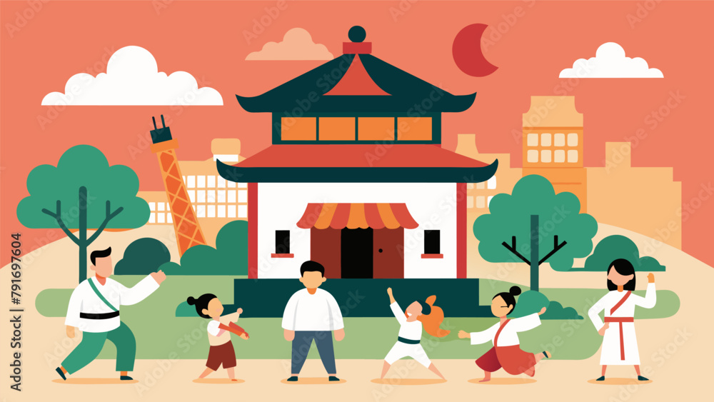 In a small town the local dojo acts as a hub for events and gatherings ...