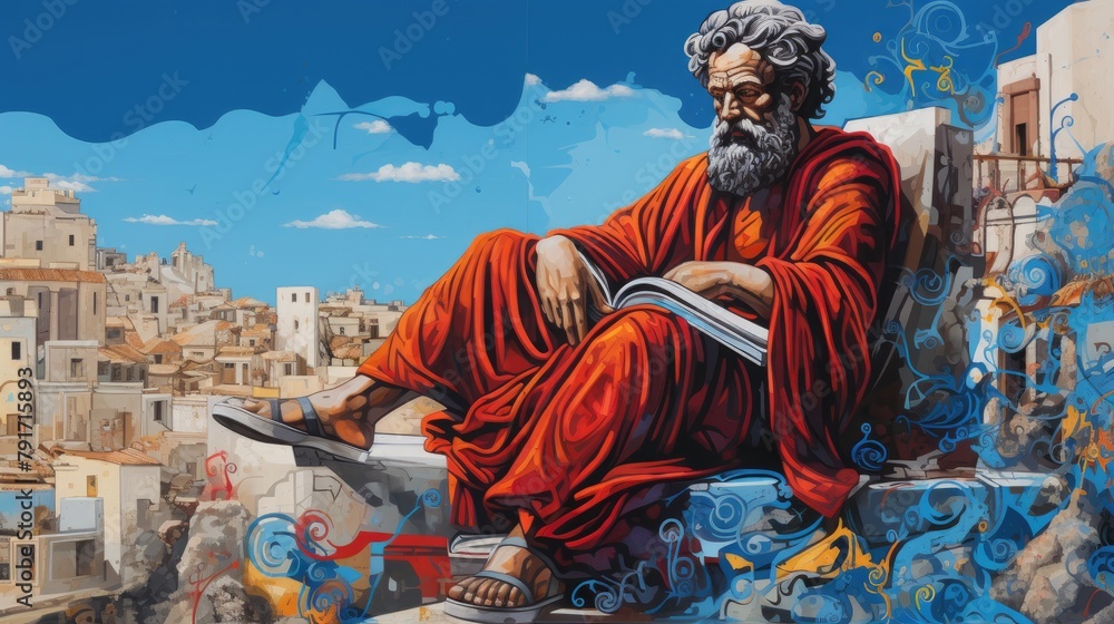 Renaissance philosopher thinker to preserve knowledge Stock ...