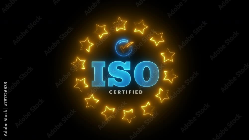 ISO icon. International Organization for Standardization sign and ...