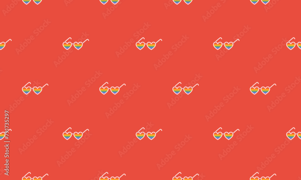 Seamless pattern with Symbol of LGBTQ pride community. LGBT rainbow ...