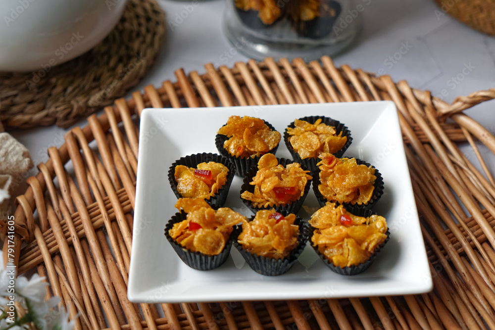 Foto de Honey Cornflakes (Cornflakes Madu) a popular cookies in ...