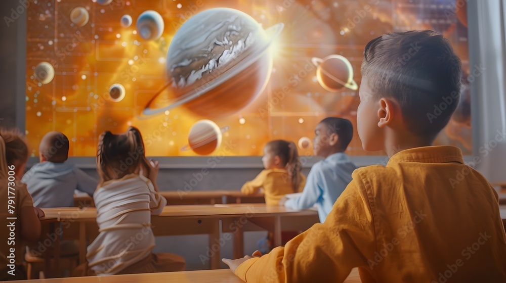 Immersive Astronomy Learning: Modern Classroom Embraces 3D Hologram ...