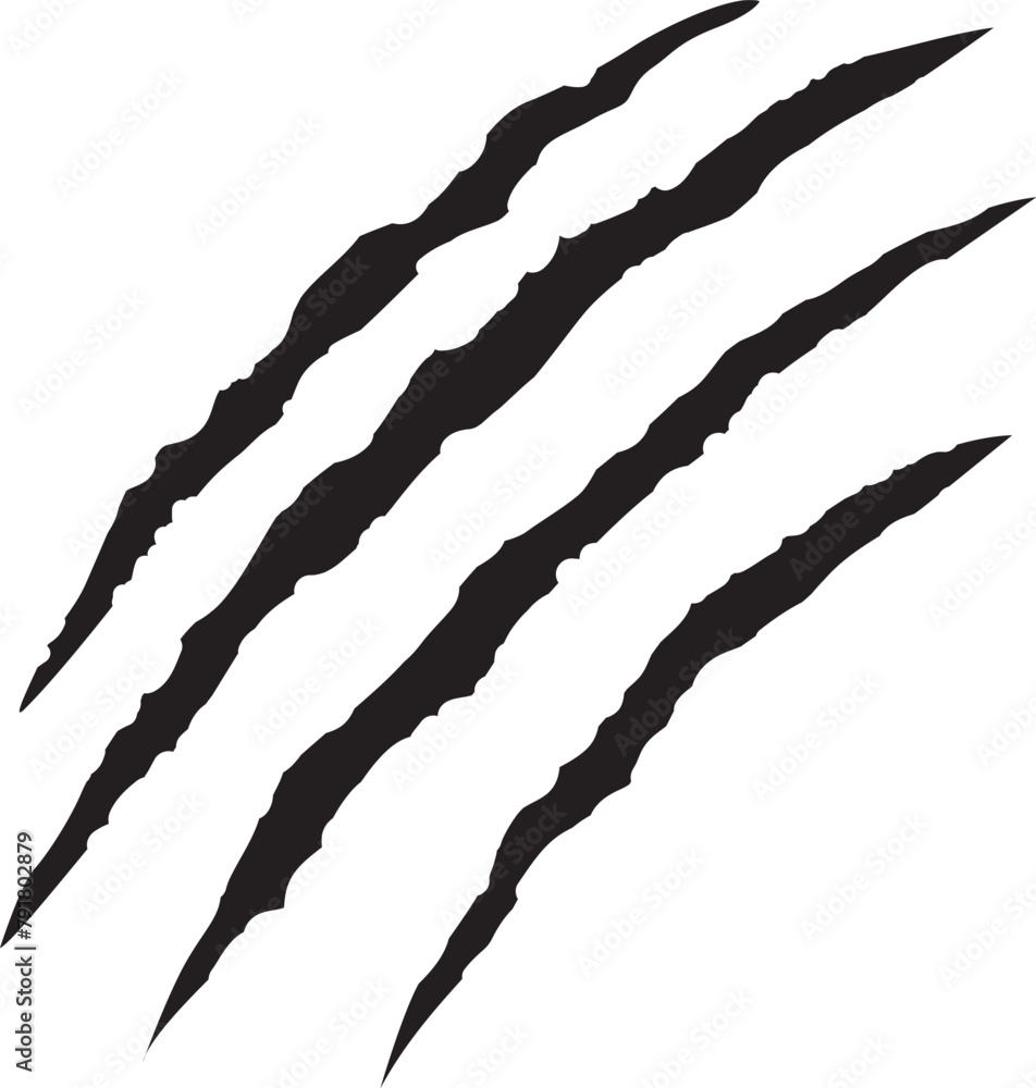 Claw Marks SVG Cut File for Cricut and Silhouette, EPS Vector, PNG ...