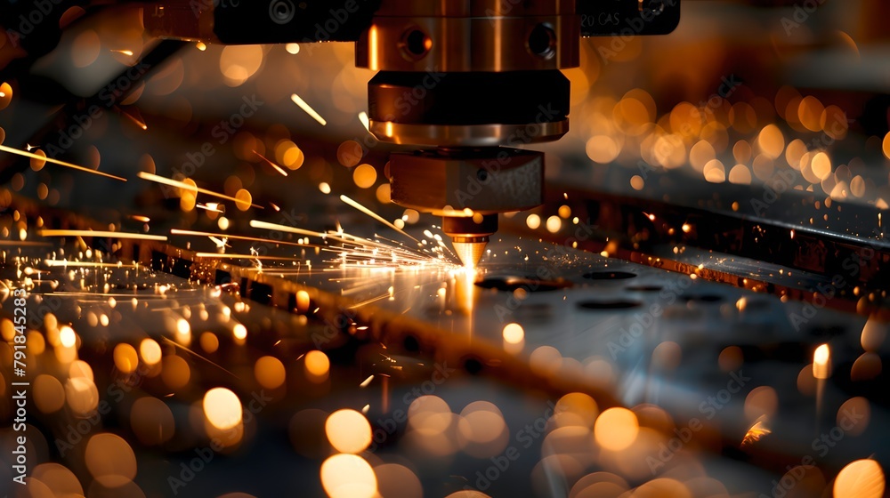 Precision Engineering and Technology in Action. Laser Cutting Metal ...