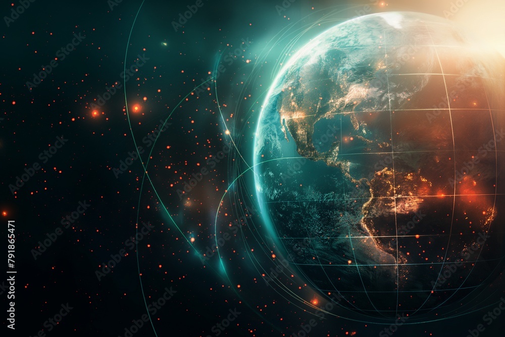 Global Network background, news broadcast background, news background ...