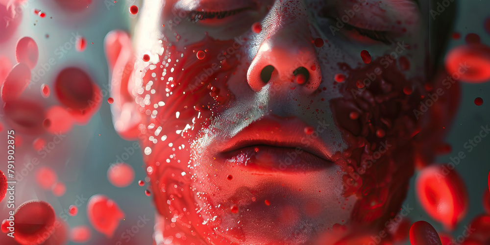 Anemia: The Fatigue and Pale Skin - Visualize a person with highlighted ...