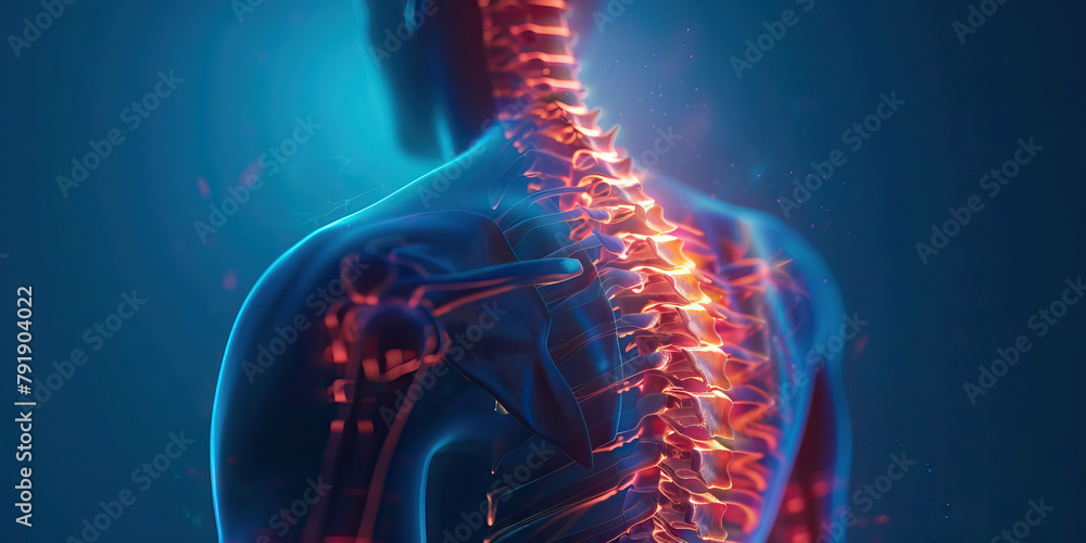 Herniated Disc: The Back Pain and Nerve Pain - Visualize a person with ...