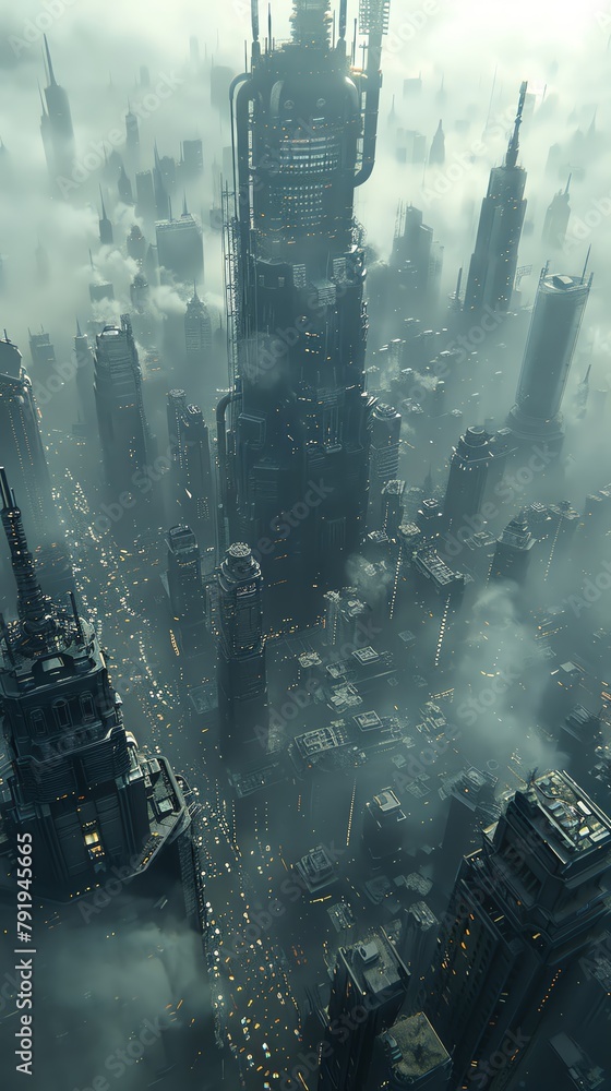 Bring iconic dystopian worlds to life with a panoramic view Imagine Orwells bleak cityscape with ...