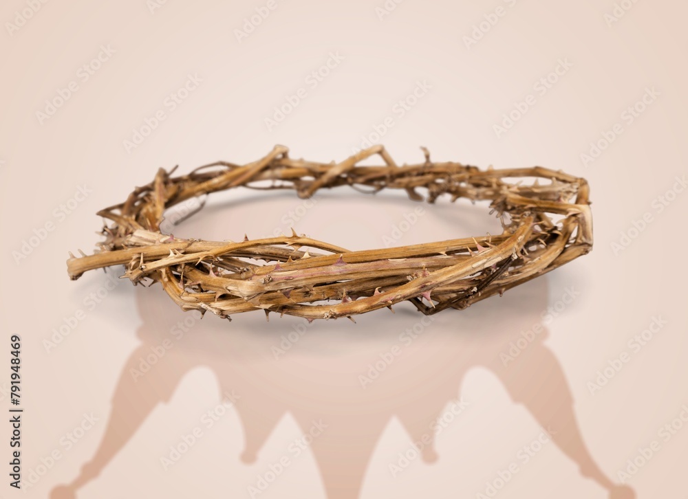The reversal of crown of thorns and king crown, Stock Photo | Adobe Stock