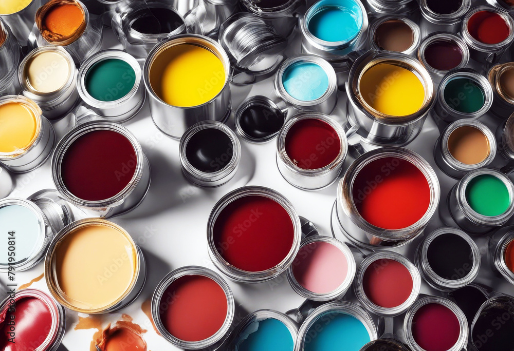 'guide color brush roller paint cans can colours palette oil jar ...