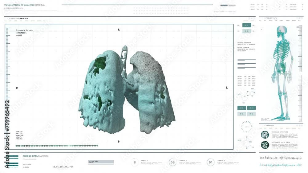 Vidéo Stock Contagious Covid-19 Virus Infection Monitoring By Modern ...
