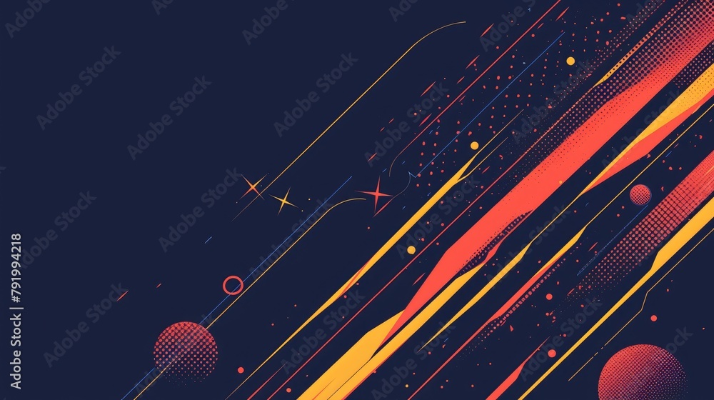 Here are 10 dynamic motion graphic design elements featuring tapered ...