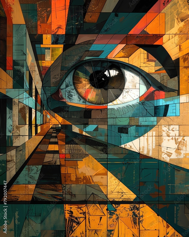 Infuse the dynamism of Cubism with the concept of cognitive dissonance ...