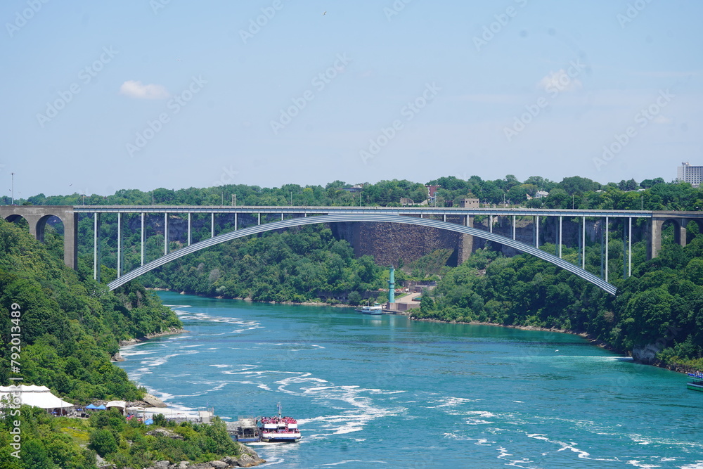 Foto de Niagara Falls International Rainbow Bridge, commonly known as ...