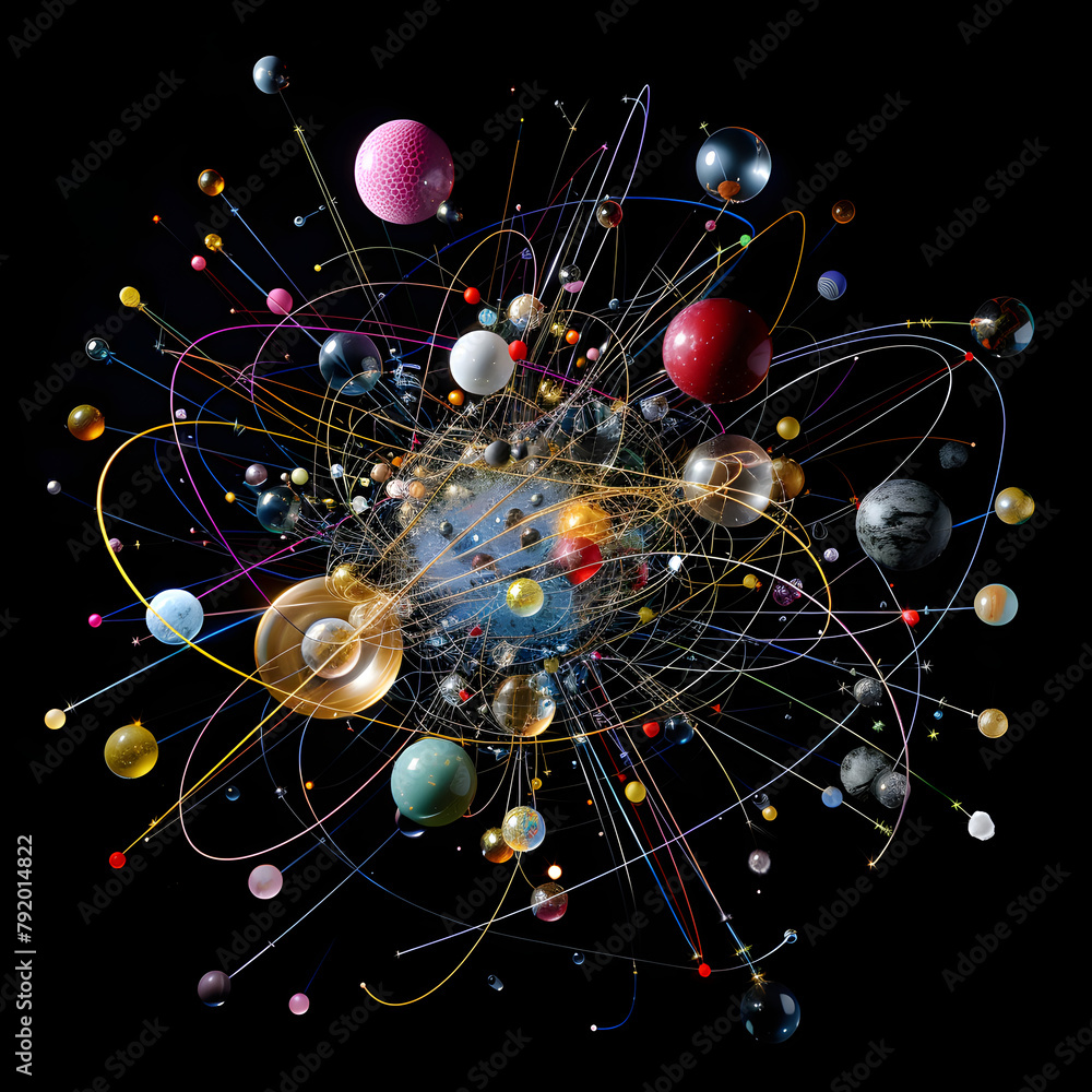 Quest into Quantum Physics: A Vivid Depiction of Atomic Structures in ...