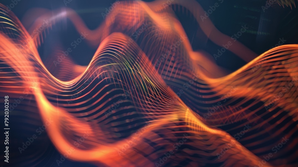 A collection of 10 motion graphic design elements featuring tapered ...