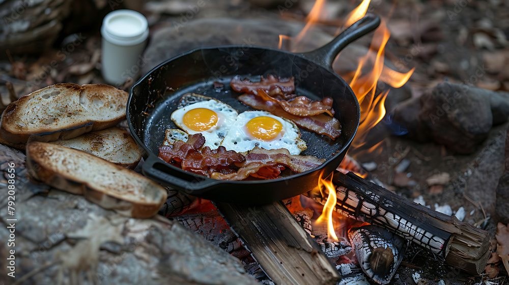 a delightful outdoor breakfast cooked over a campfire. Here are the ...