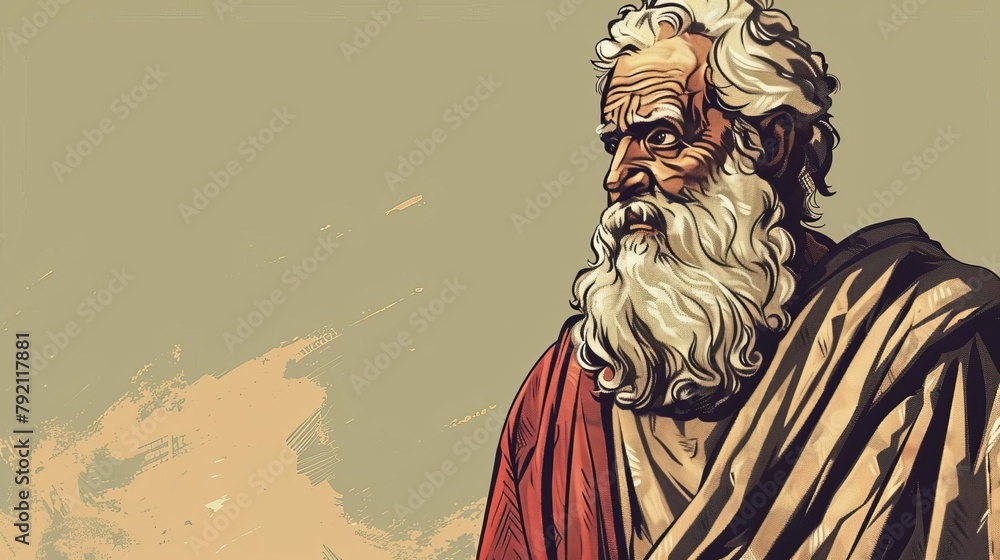 patriarch abraham father of faith and covenant biblical illustration ...