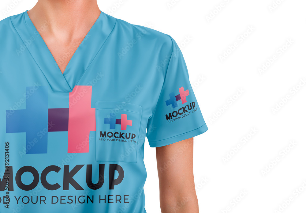Medical Uniform Mockup Stock Template | Adobe Stock
