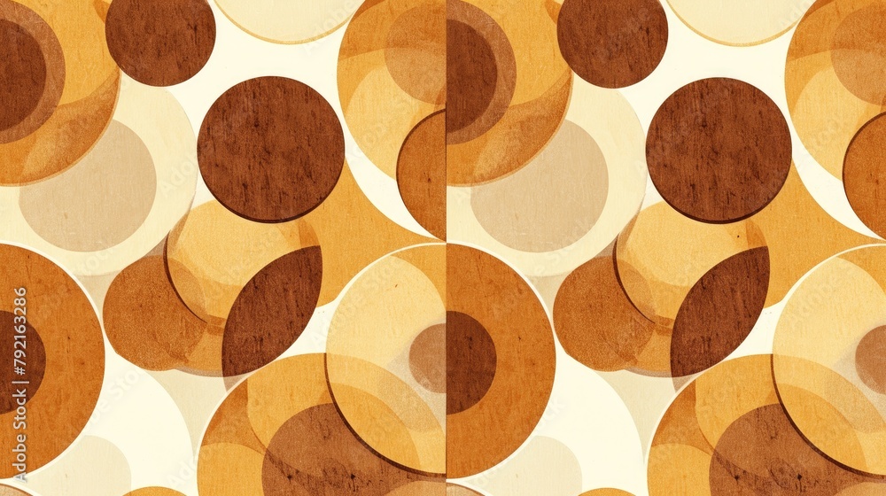 Geometric 2d wallpaper with a cinnamon pattern for a stylish and ...