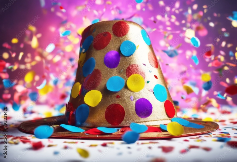 'confetti. April fools' confetti generated hat colorful day ai Clown ...