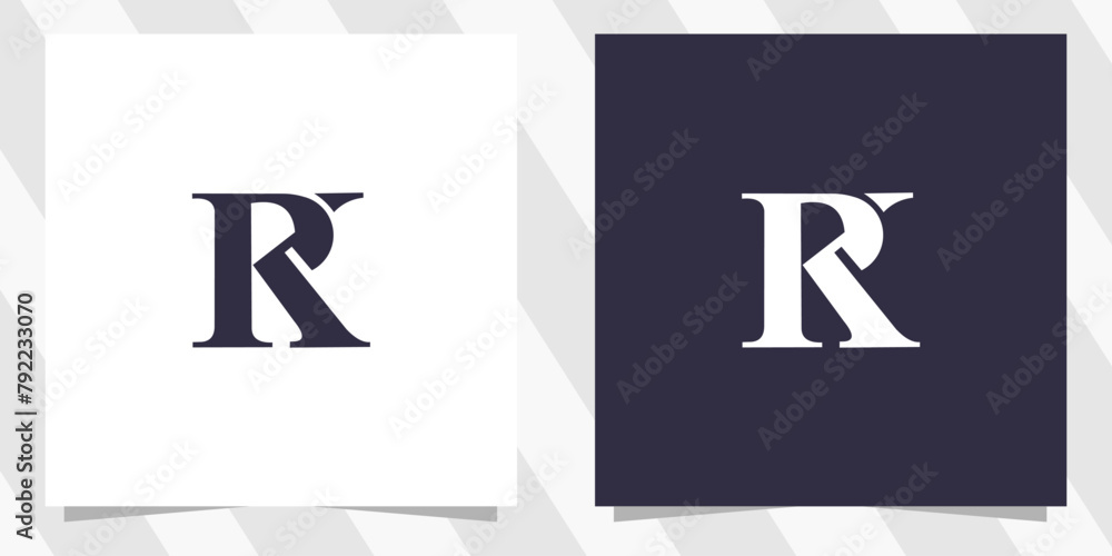 letter rk kr logo design Stock Vector | Adobe Stock