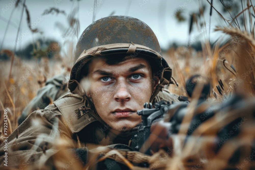 Poignant wartime portrait, sacrifice and bravery in a soldier's ...