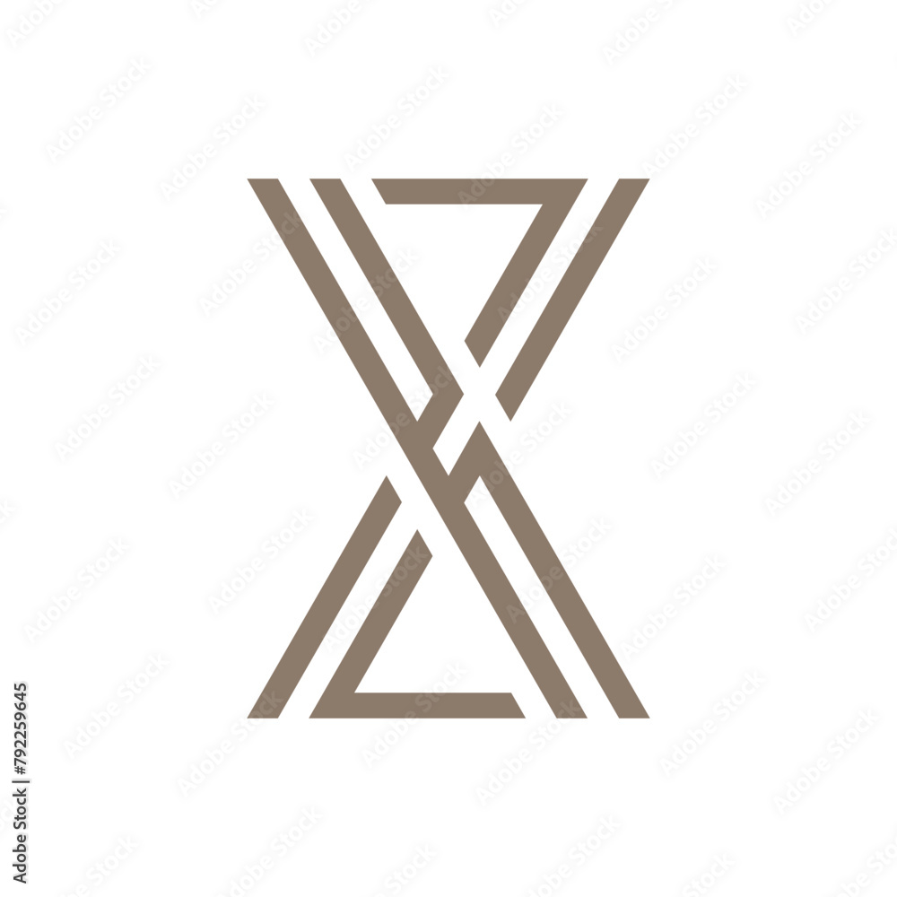 Monogram X. Design vector X logo. Monogram initial letter mark X logo ...