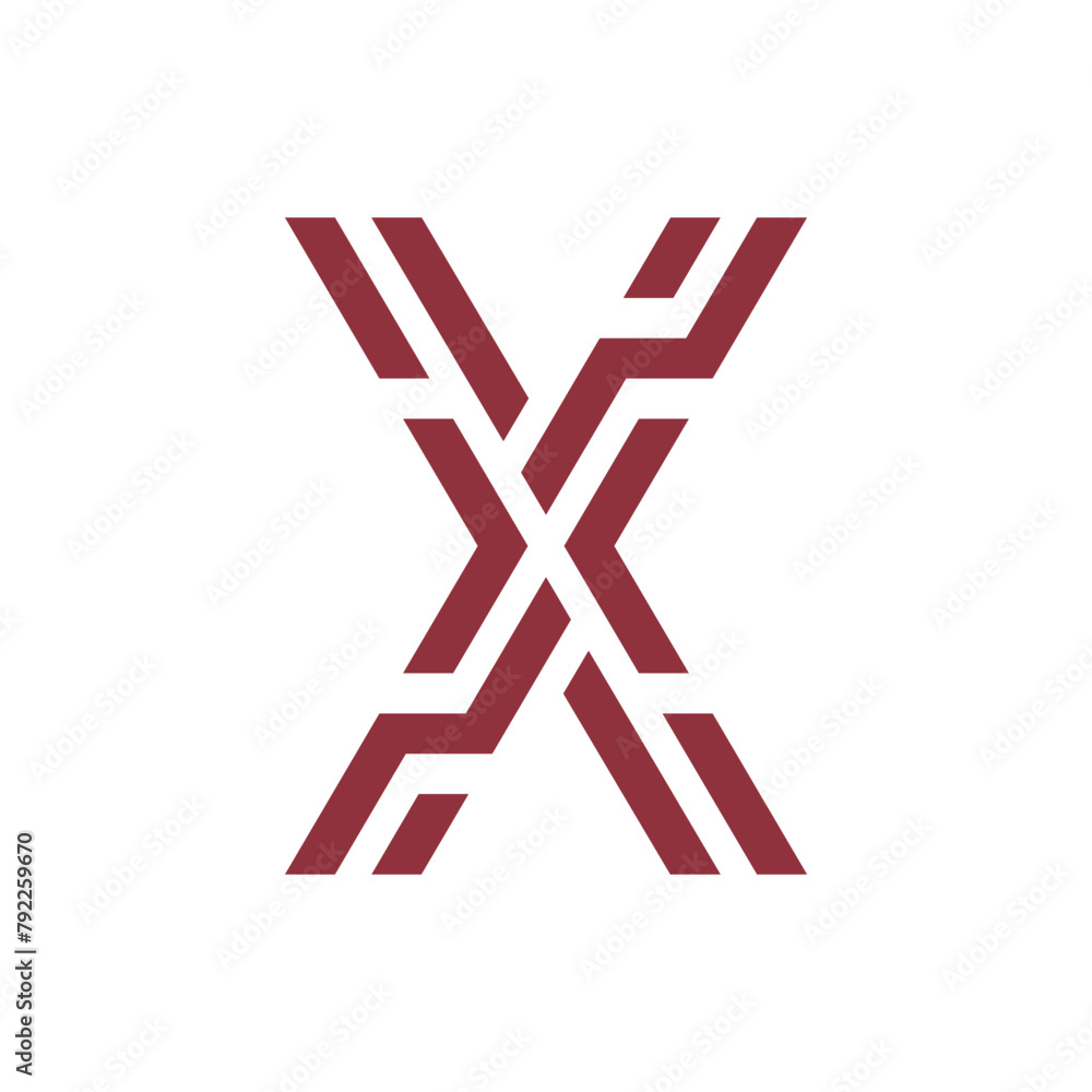 Monogram X. Design vector X logo. Monogram initial letter mark X logo ...