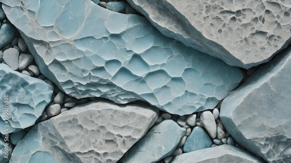 Pale blue stone with a rough surface. Pale blue rock texture Stock ...