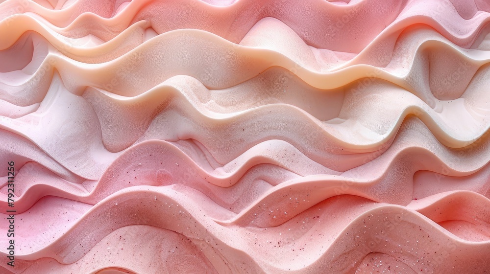 beige pink sand texture natural background close up waves pattern on ...