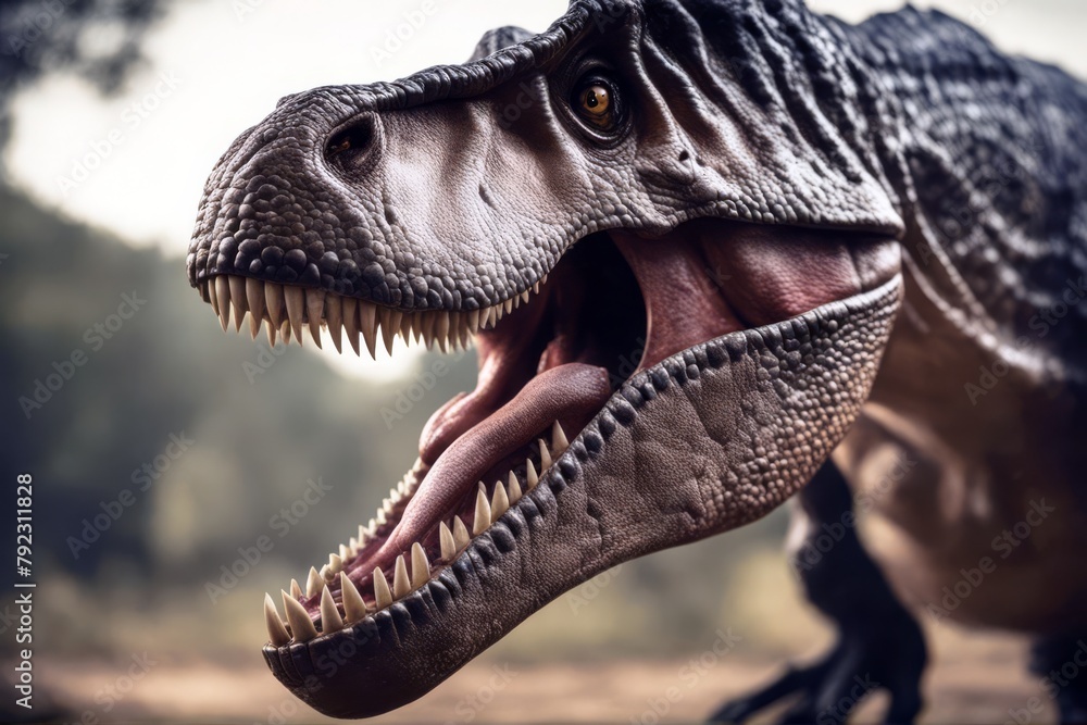 'tyrannosaurus bite dinosaur three-dimensional attacking big carnivore ...