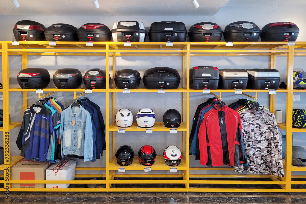 PENANG, MALAYSIA - 20 APR 2024: Various brands and choices of ...