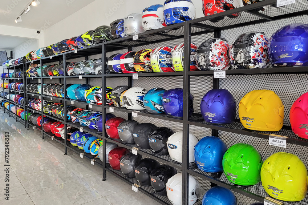 PENANG, MALAYSIA - 20 APR 2024: Various brands and choices of ...