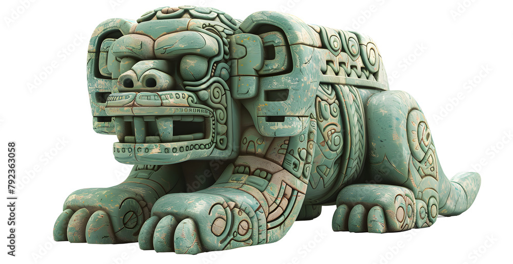 Olmec god Jaguar God (The jaguar was a symbol of strength and power for ...