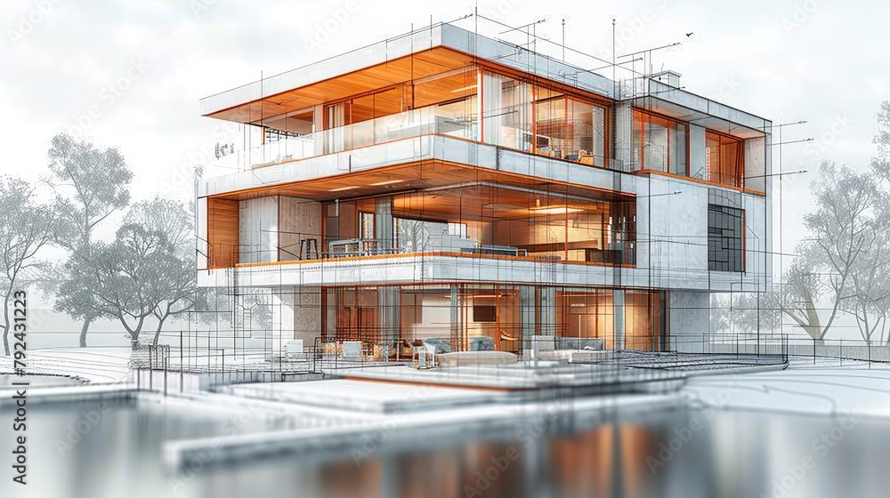 presentation of the bim model for the construction customer and ...