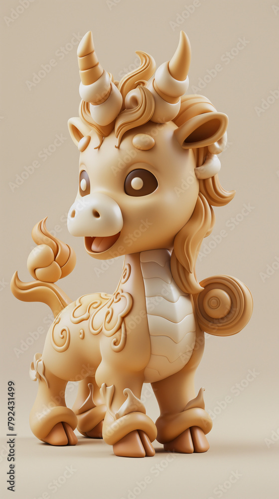 Qilin - In Chinese mythology, it is considered an animal that brings ...
