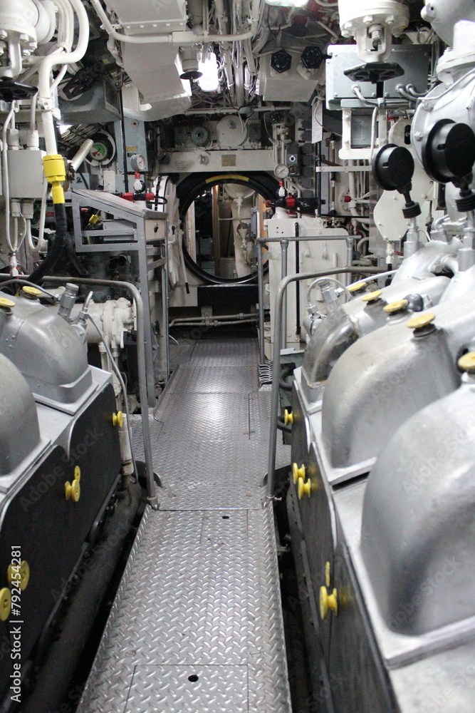 Inside Rooms Photography of a Modern Brazilian Submarine Interior Stock ...