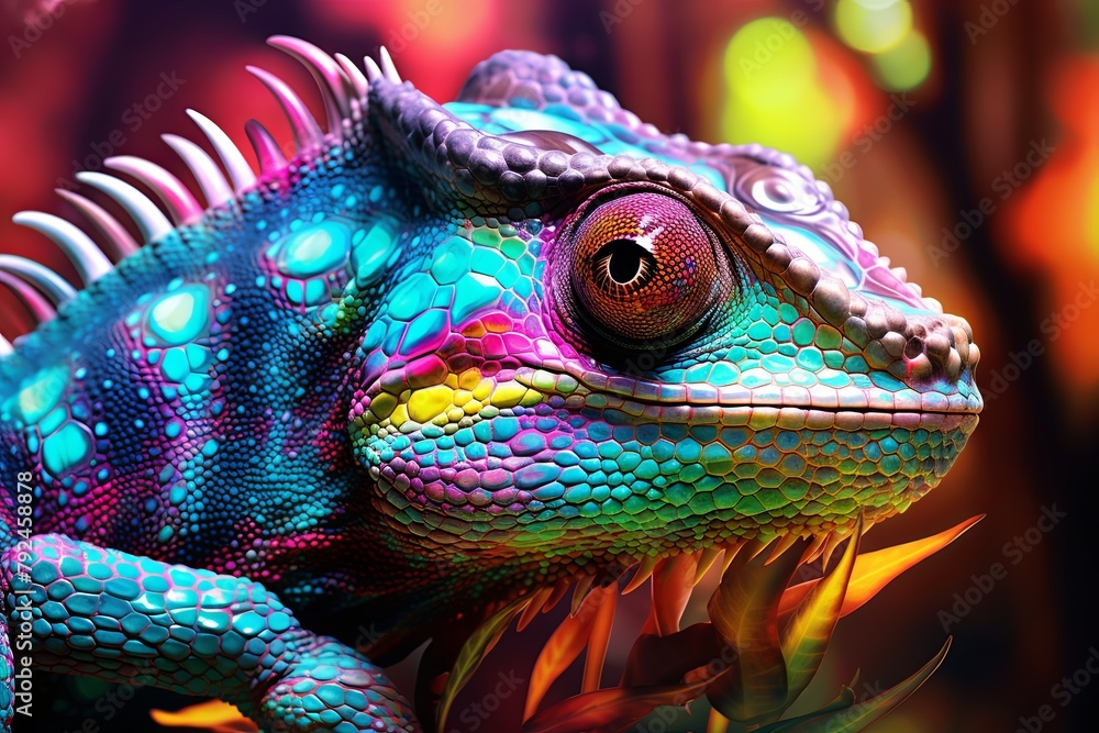 Chameleon Color Shift Liquid Crystal Display Backgrounds Collection ...