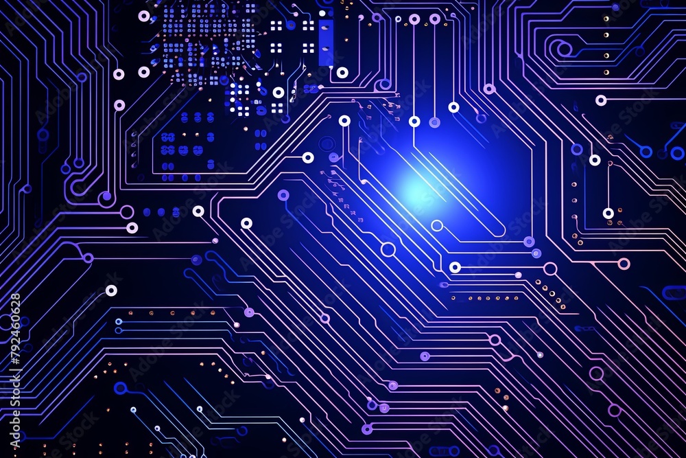 Tech Startup Pitch Deck Backgrounds: Electric Circuit Board Layouts ...