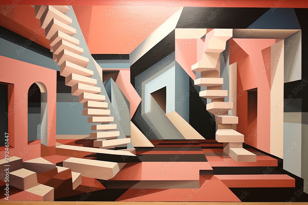Geometric Illusion Art: Anamorphic Perspective Paintings and Optical ...