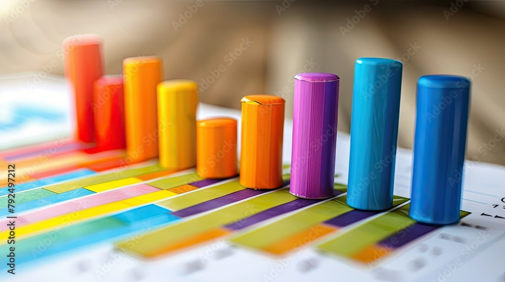 Risk assessment chart with varying levels Stock Illustration | Adobe Stock