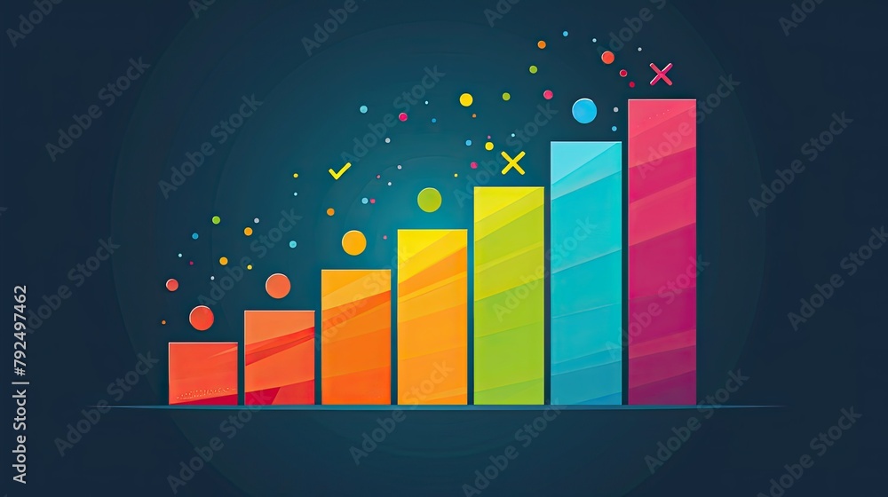 Risk assessment chart with varying levels Stock Illustration | Adobe Stock