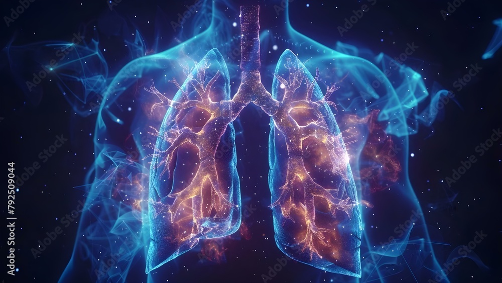 Using D holograms to visualize lung cancer and respiratory diseases for ...