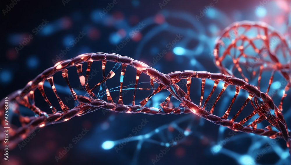 Artificial intelligence AI in Healthcare DNA, Generative AI Stock Photo ...