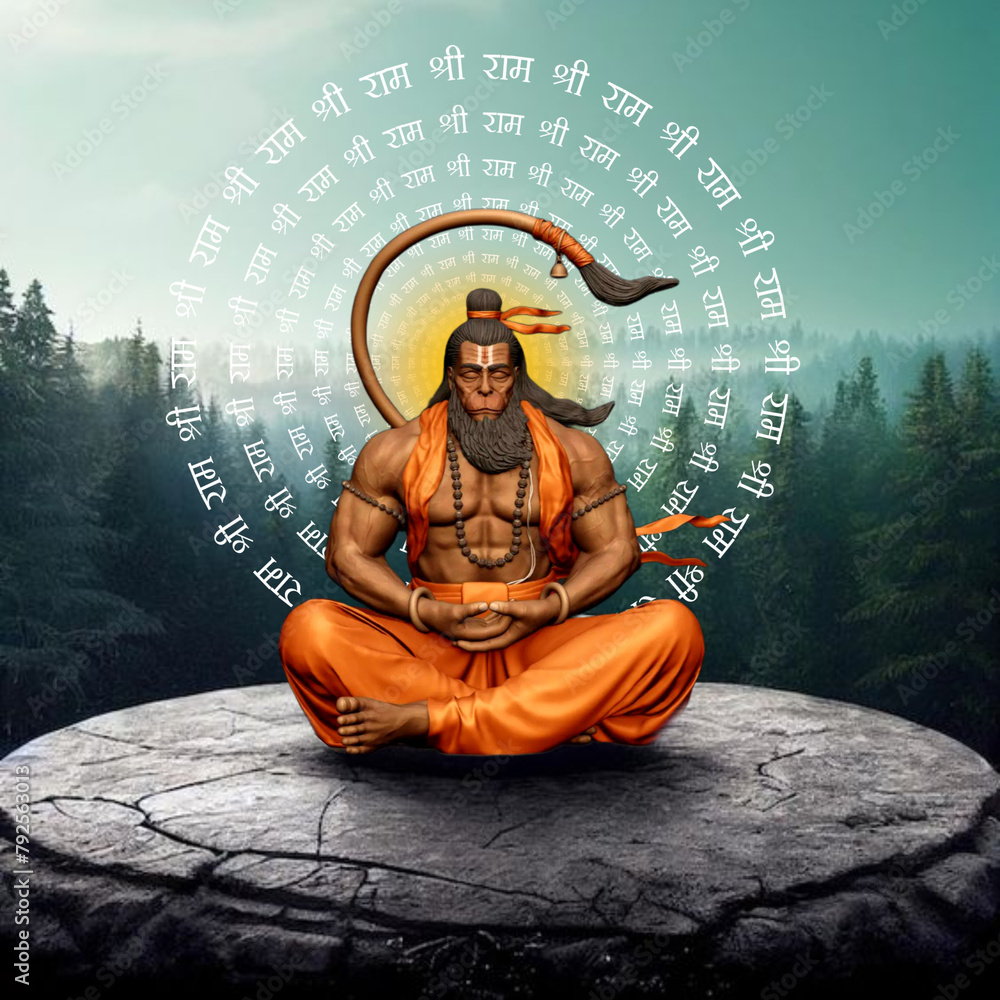 Jai Hanuman, Jai Shri Ram, Hanuman Jyanti, Hanuman, God Hanuman Stock ...