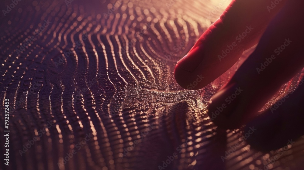 The lines on the fingertips are like untold stories waiting to be ...