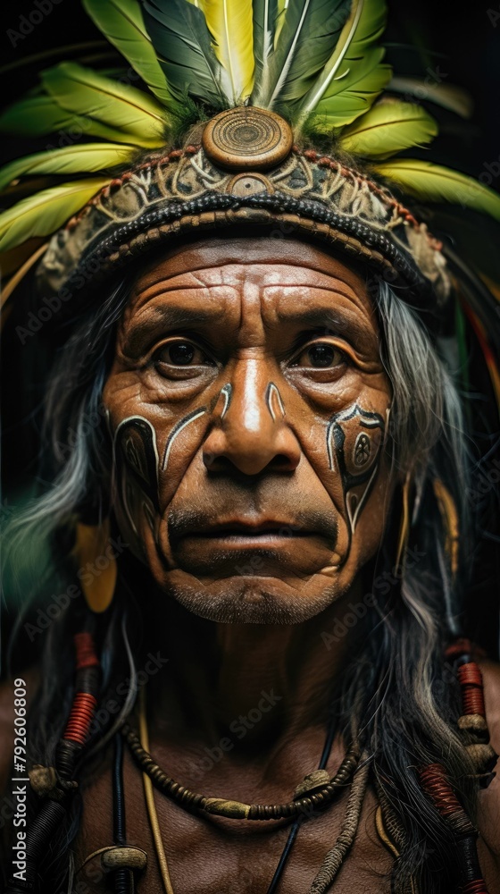 The portraits of indigenous tribes in the Amazon rainforest capture ...